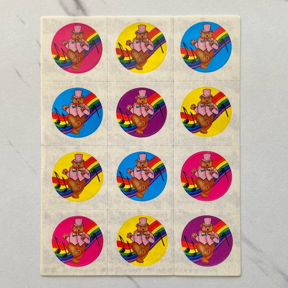 Lisa Frank | Office | Vtg Lisa Frank Hollywood Bear Modules Complete ...